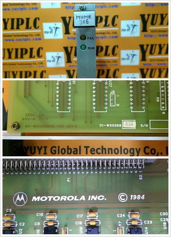 MOTORORA MVME 316 84-W8336B01B 01-W3336B 01A VME BOARD - 裕益科技自動化設備可程式編碼器PLC分散式控制系統DCS
